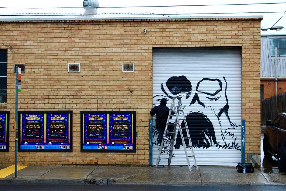 Articles: Photo Gallery: See How DJ Peril Created The Ghost Mural ...